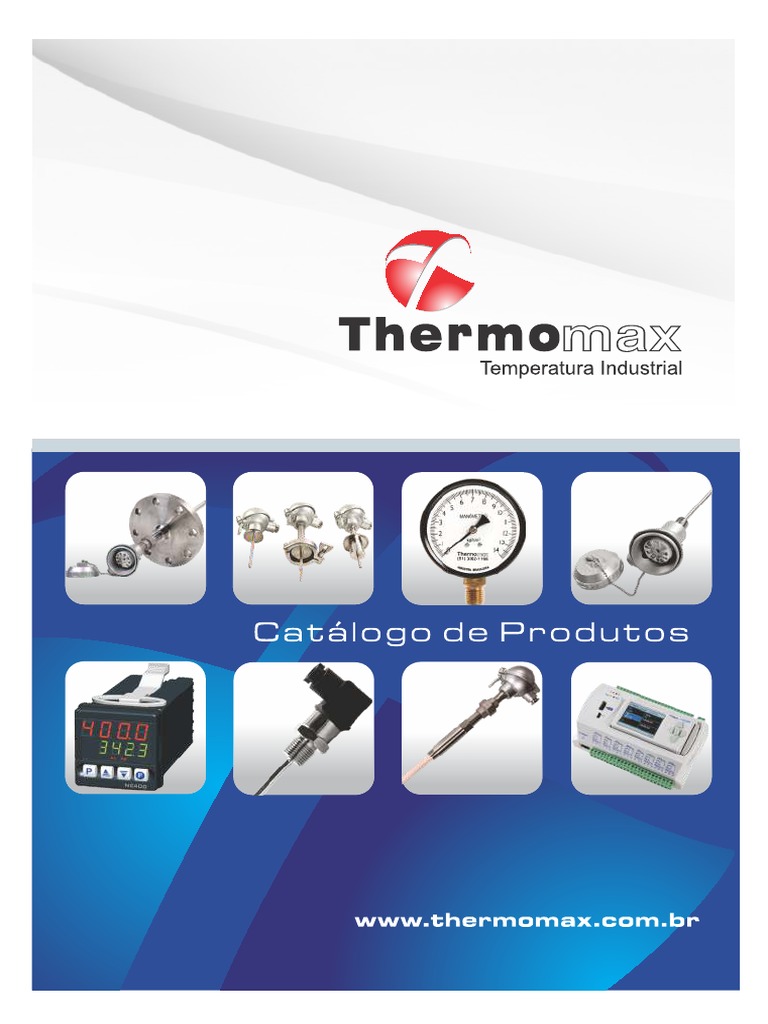 Catálogo Thermomax Temperatura Industrial | PDF