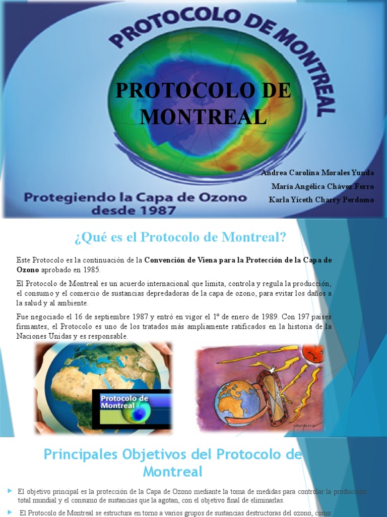 PROTOCOLO DE MONTREAL | PDF | Clorofluorocarbono