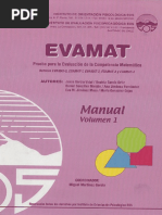 Manual Evamat Vol 1 | PDF