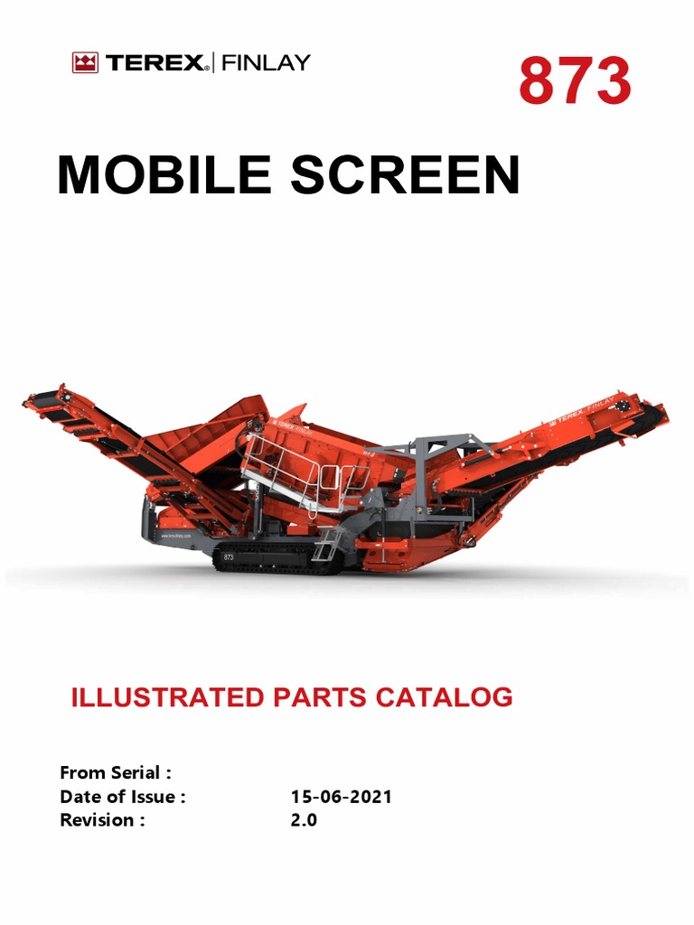 873 Illustrated Parts Catalog Revision 2.0 | PDF | Mechanical ...