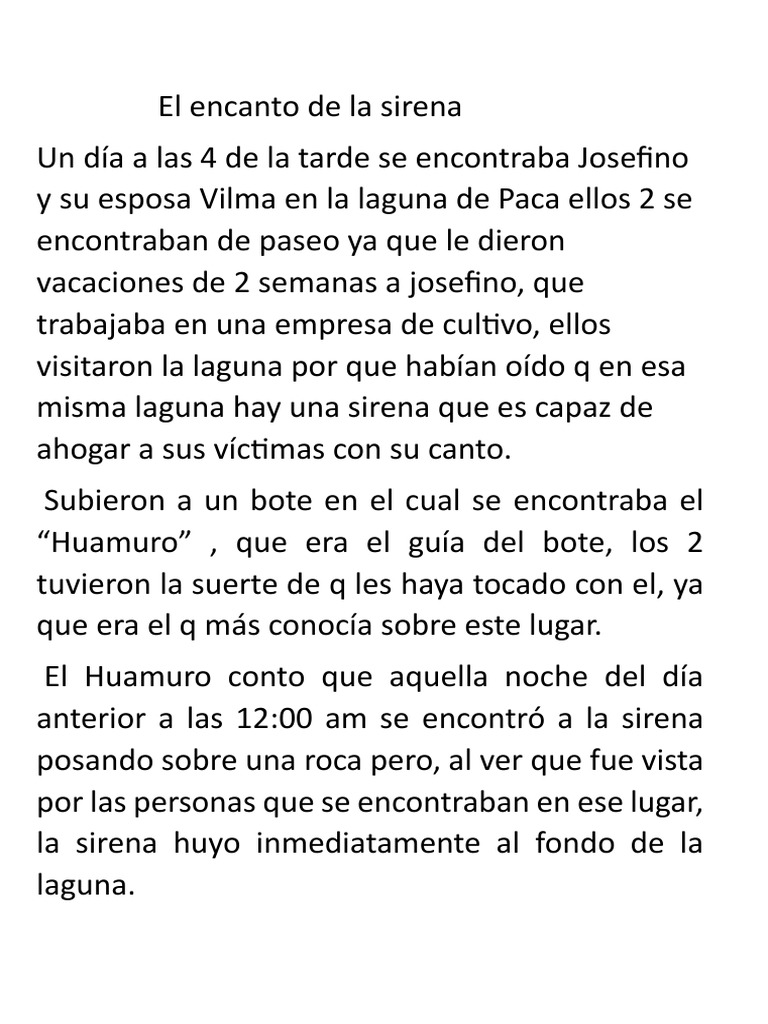 El Encanto de La Sirena | PDF | Sirena