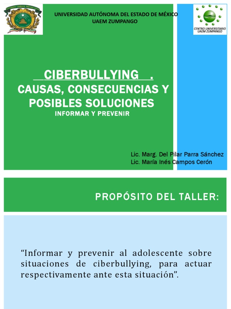 Prevención y Soluciones al Ciberbullying | PDF | Acoso cibernético ...