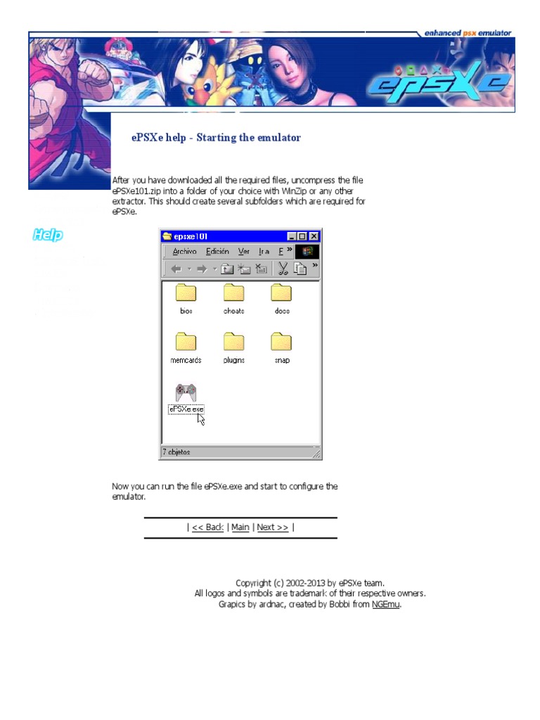 Epsxe Starting The Emulator | PDF