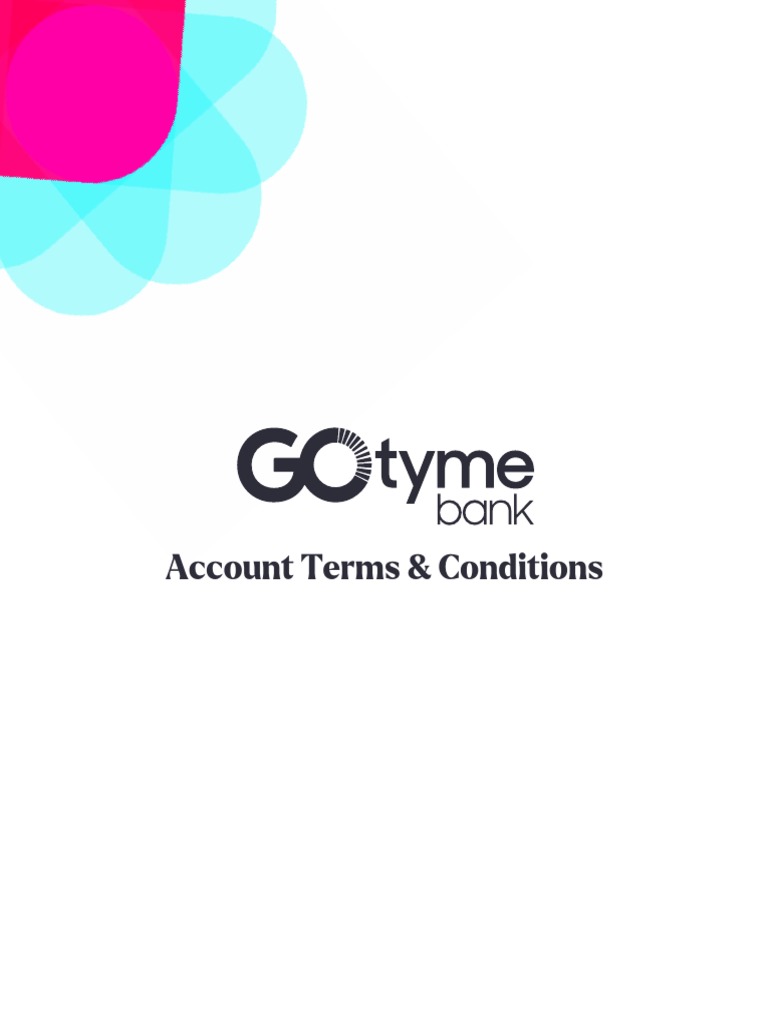 GoTyme Bank Account Terms and Conditions | PDF | Debit Card | Payments