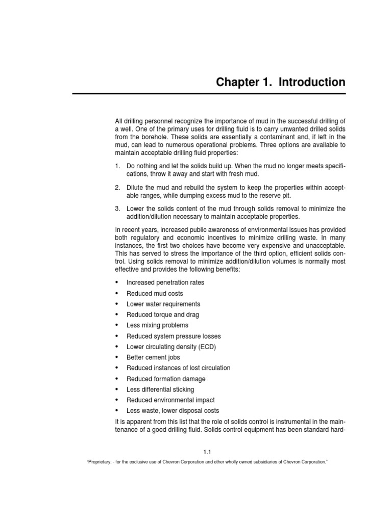 Volume 1 Solids Control | PDF | Acceleration | Mechanical Engineering