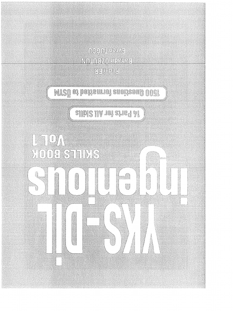 Skill Books Vol 1 | PDF