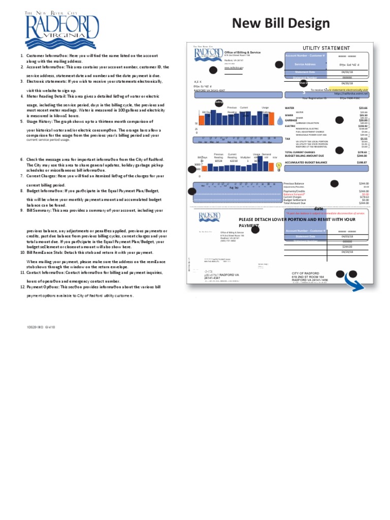 Utility Bill Template 09 | PDF