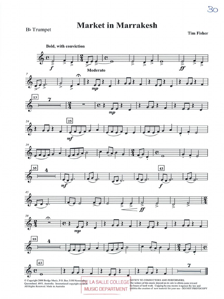 Trumpet Market in Marrakesh | PDF