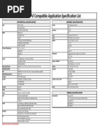 BG Universal Synthetic Atfapplication Chart | PDF | Motor Vehicle ...