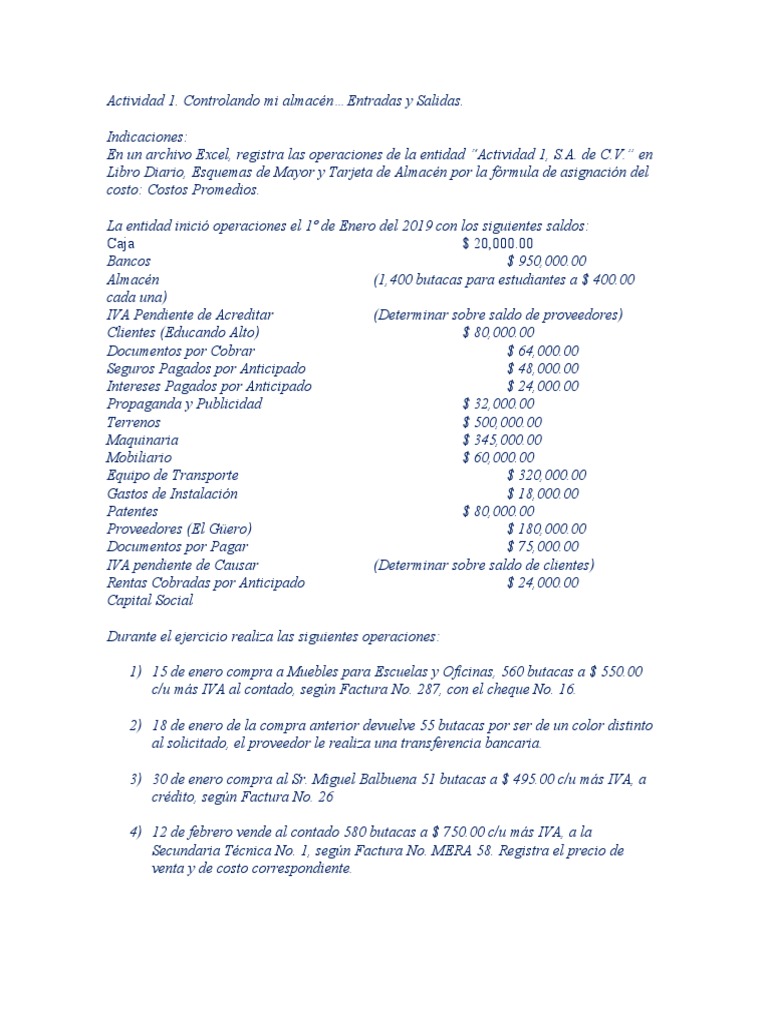 FIF D Actividad 1 | PDF | Bancos | Transferencia bancaria
