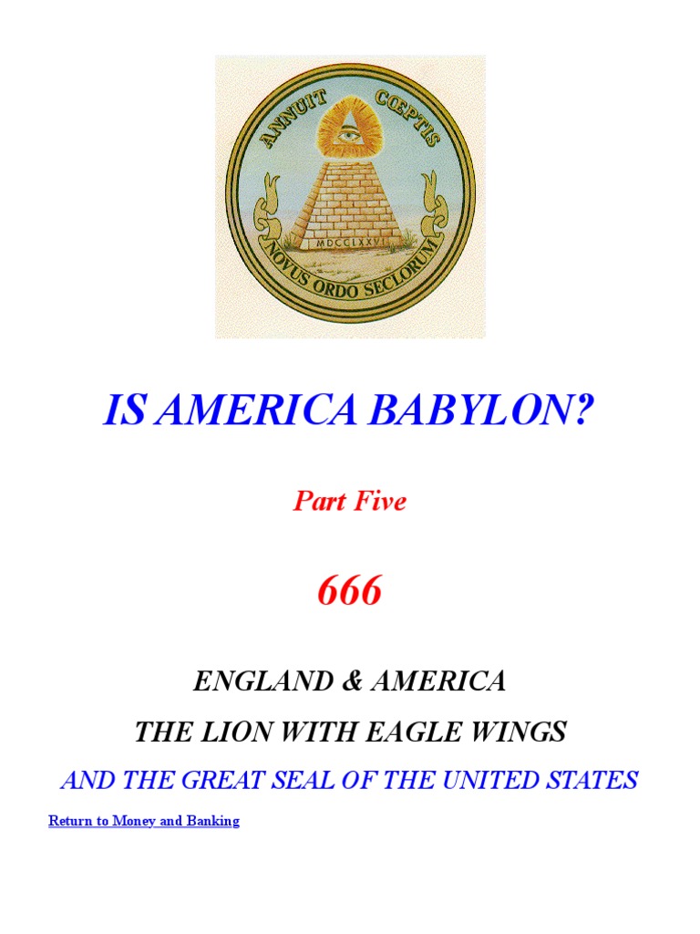 Is America Babylon | PDF | Number Of The Beast | The Beast (Revelation)