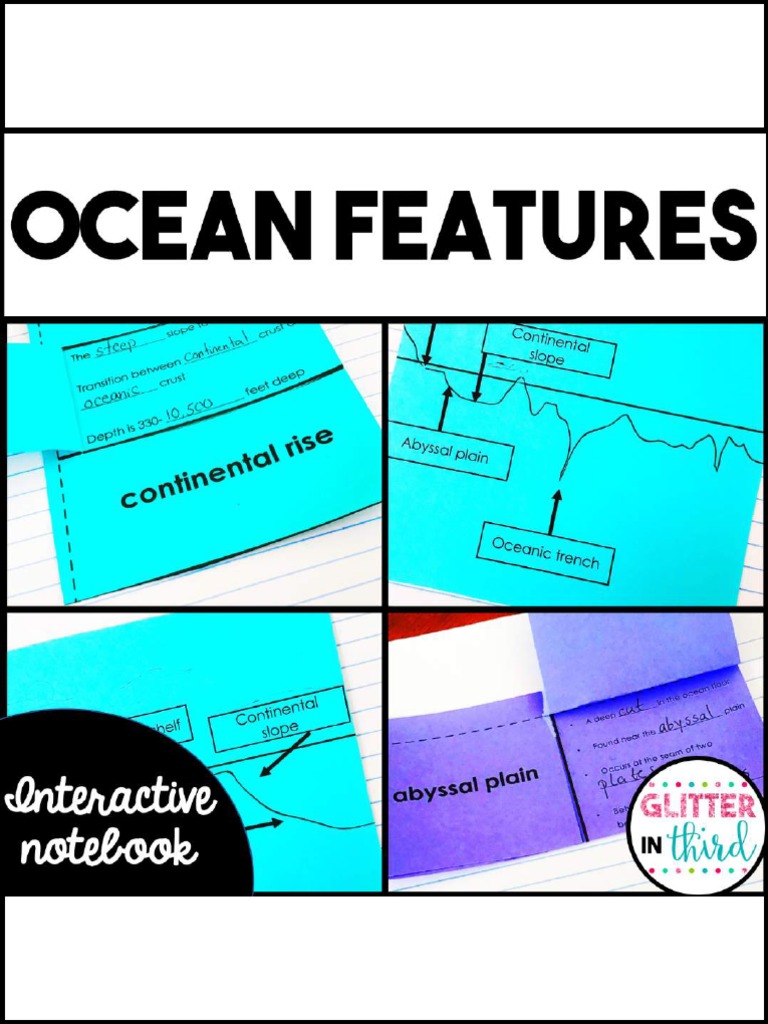 18 - Ocean Floor Features Interactive Notebook | PDF | Continental ...