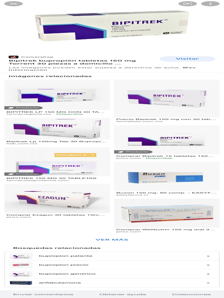 Bupropion 150 MG Farmacia - Búsqueda de Google | PDF