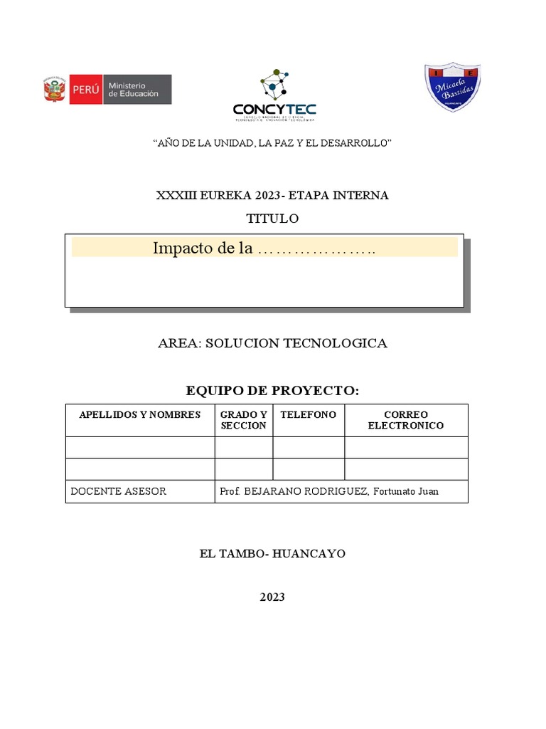 Caratula Eureka 2023 | PDF