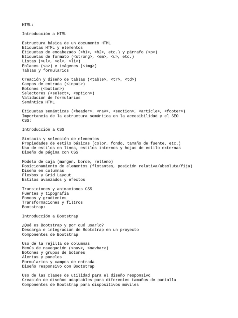 repaso | PDF | HTML | Informática