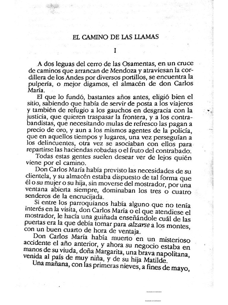 El Camino de Las Llamas-Hugo Wast | PDF