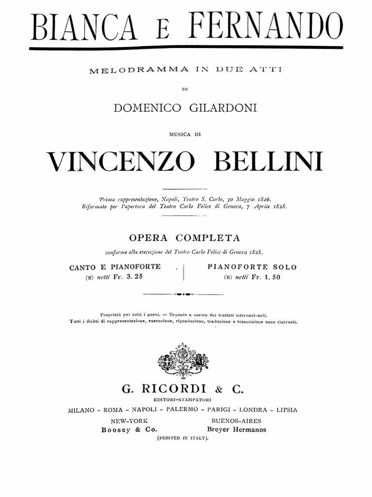Bianca - e - Fernando V Bellini | PDF