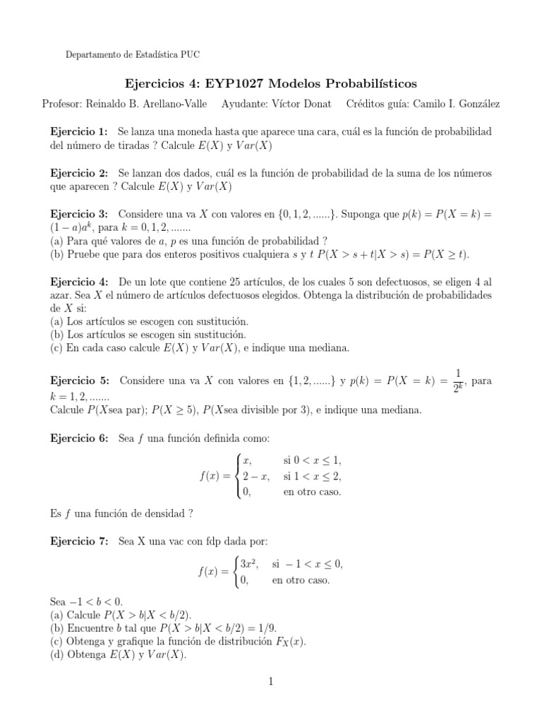 Gu A I2 Modelos | PDF | Probabilidad | Matemáticas