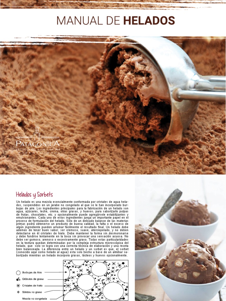 Manual de Helados | Descargar gratis PDF | Helado | Fructosa