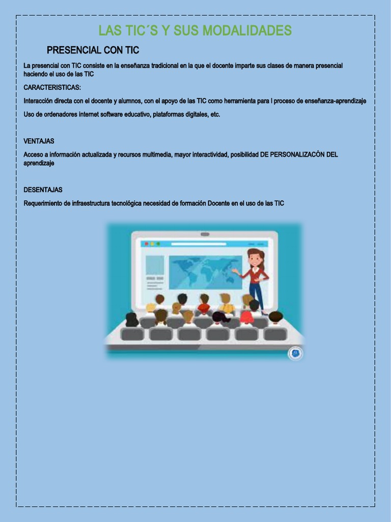 65 Las Tic Y Sus Modalidades Pdf Educación A Distancia Informática