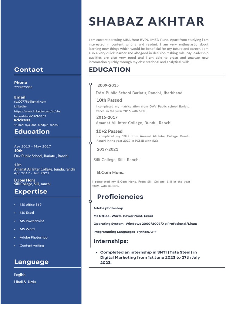 Shabaz Akhtar | PDF | Software | Computing