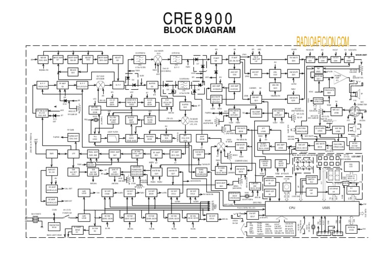 Cre-8900 Block Diagram | PDF | Electronic Engineering | Computer Science