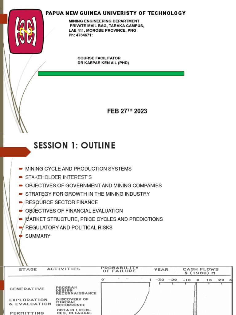 Presentation 1 | PDF | Mining | Net Present Value