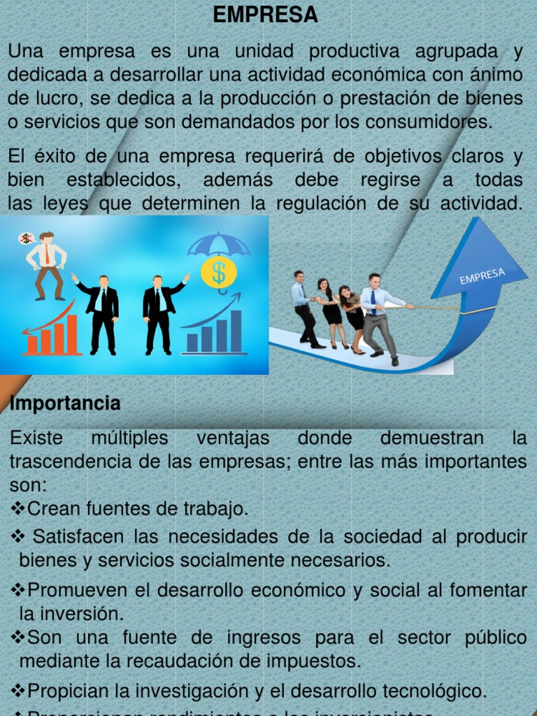 La Empresa | PDF | Business | Economias