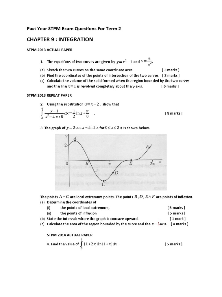 Chapter 9 Integration Pdf Cartesian Coordinate System Tangent