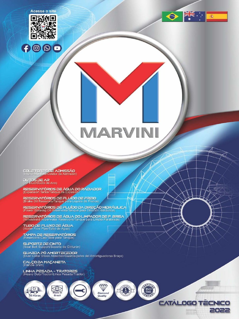 Marvini Catalogo Tecnico 2022 PDF | PDF | Reservatório de petróleo | Indústria automobilística