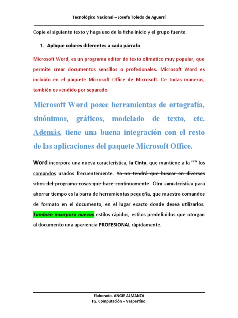 Introducción a Microsoft Word 2023 | PDF | Red de computadoras ...