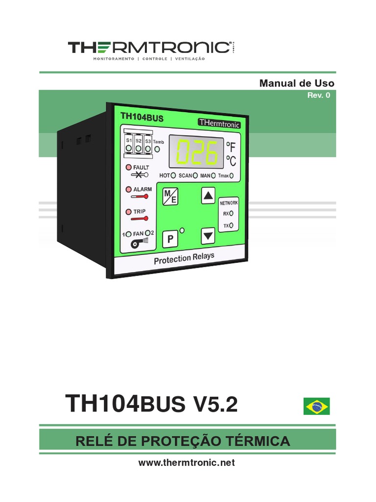 Manual-TH104BUS - RELE CONTROLADOR DE TEMPERATURA E PROTECAO - V5.2 ...