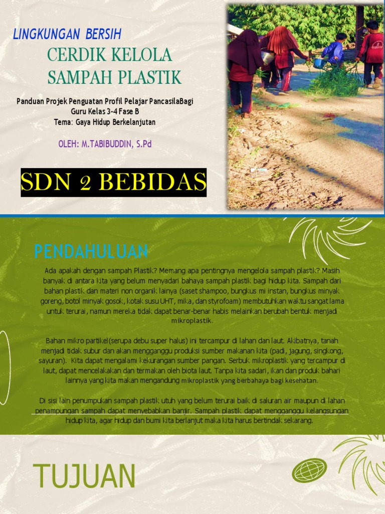 Modul Projek - Kelola Sampah Plastik - Fase B | PDF