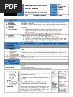 MELCs MAPEH 10 | PDF | Learning | Art