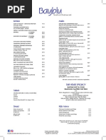 Billy G's Menu and Prices 2025 | PDF