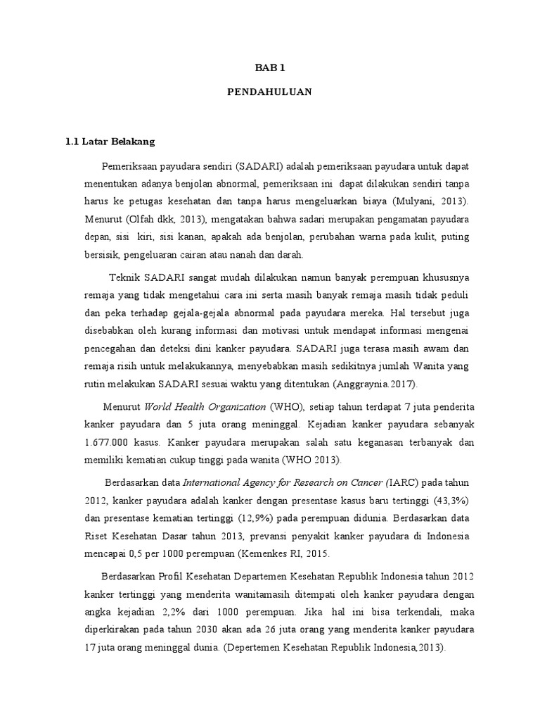 BAB 1 Proposal Asrid | PDF