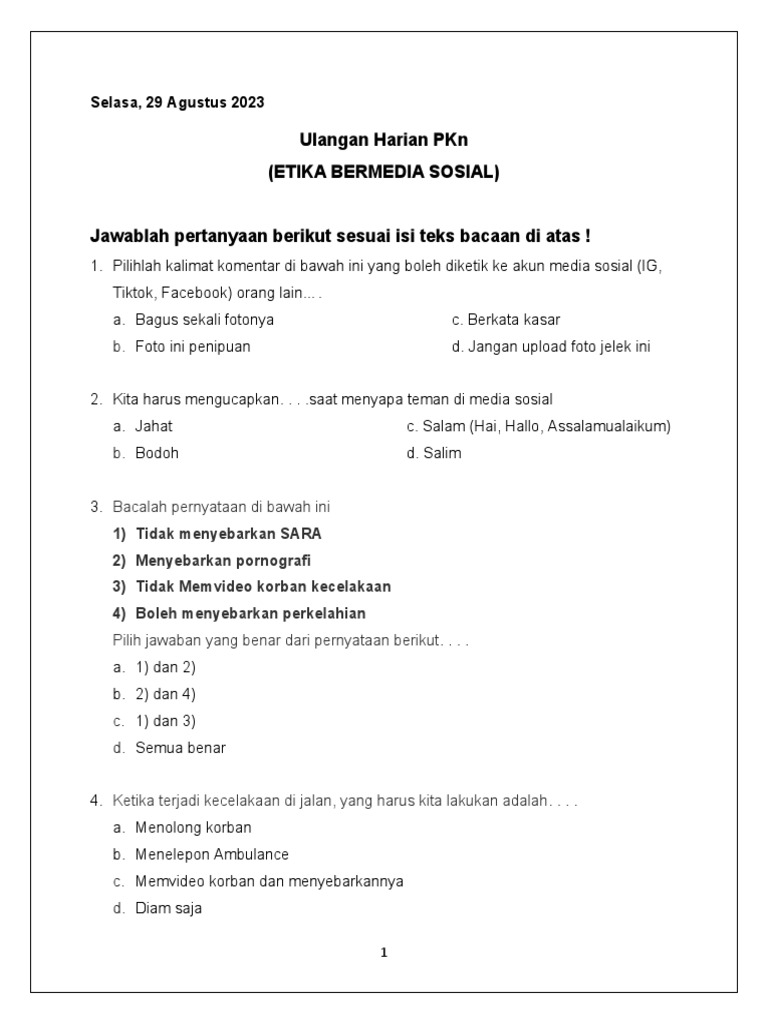 Modul Kelas 12C Print 2 Rangkap Rama Dan Amar | PDF