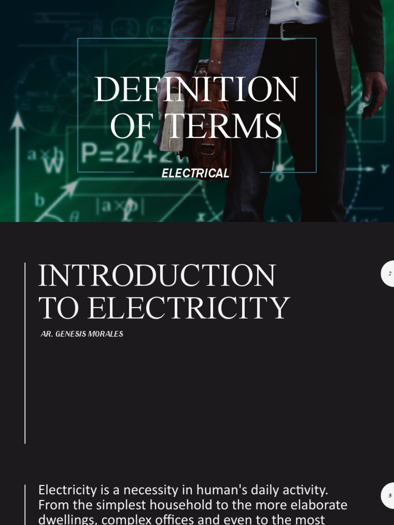Lesson 1 Electrical Terms | PDF | Electrical Resistance And Conductance ...