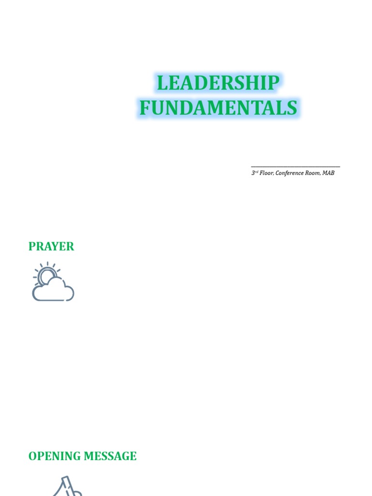 Leadership Skills and Fundamentals Guide | PDF | Leadership | Decision ...