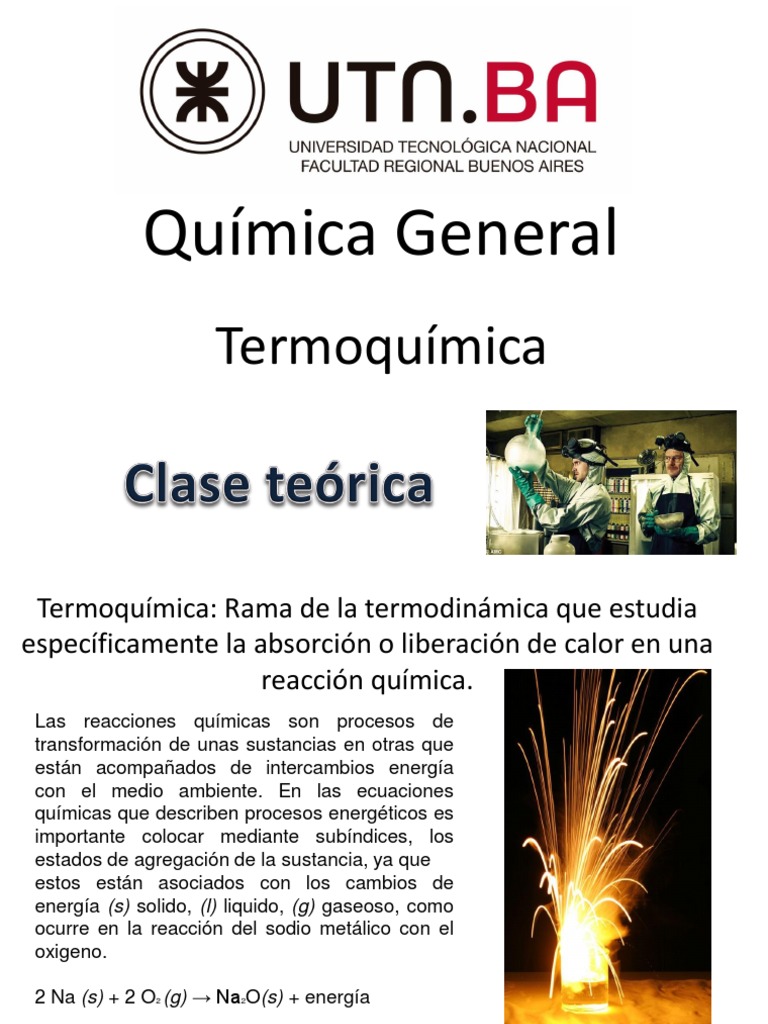 2021 - Clase 10 - Termoquímica | Descargar gratis PDF | Termodinámica | Entalpía