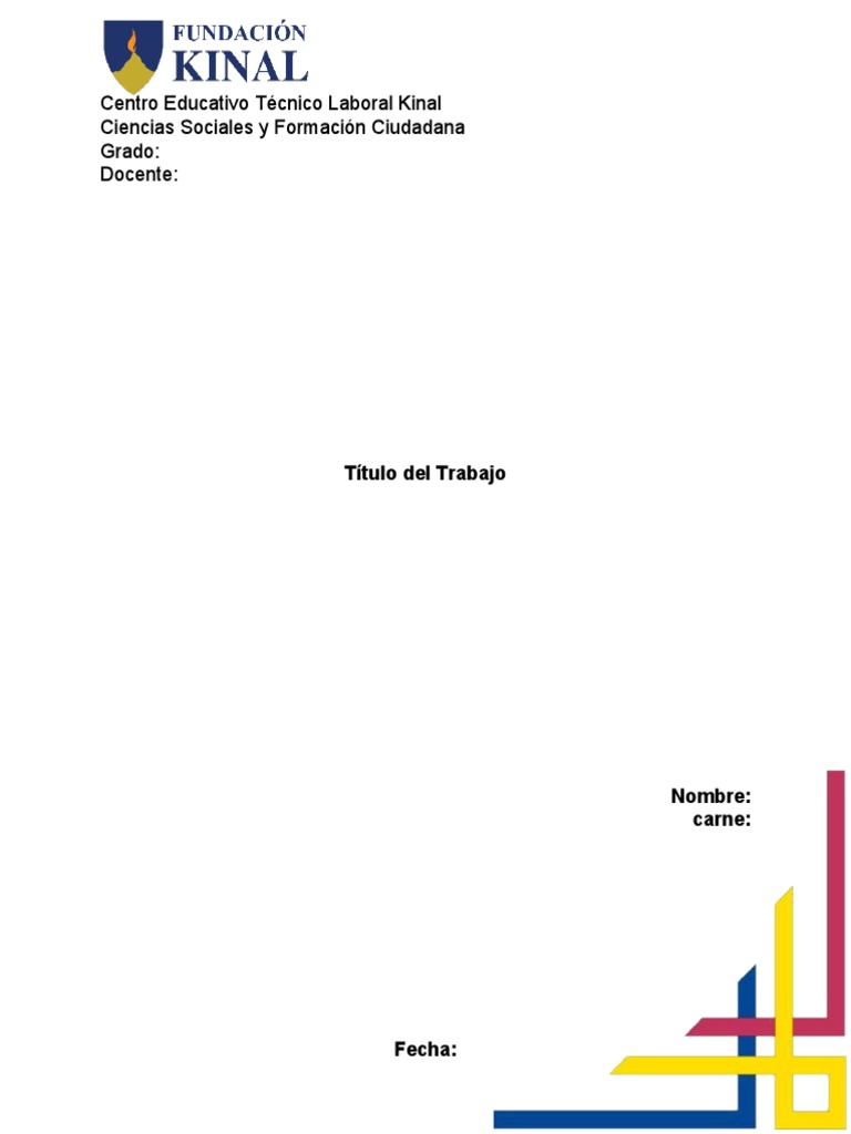 Caratula oficial para alumnos Kinal (9) (1) | PDF