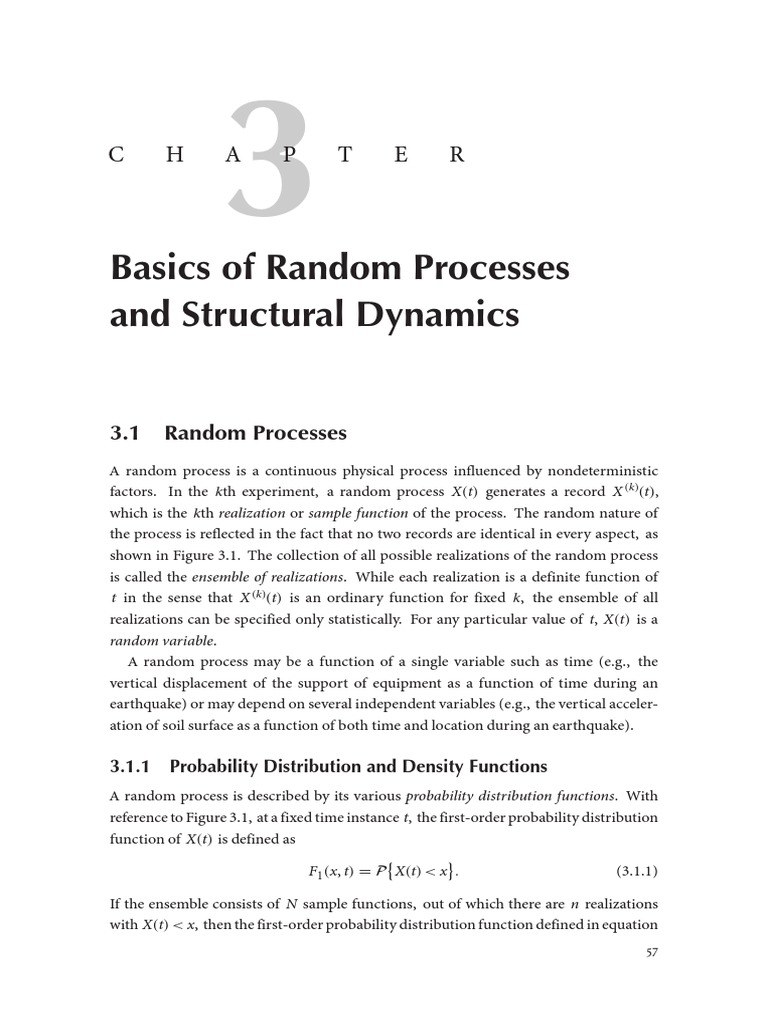 3 - Basics of Random Processes and Structural Dynamics | PDF ... 3 - Basics of Random Processes and Structural Dynamics | PDF ...