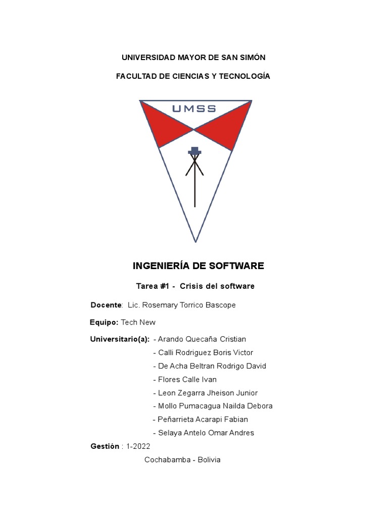 Desarrollo de La Crisis Del SW INFORME y PRESENTACION | PDF | Software ...