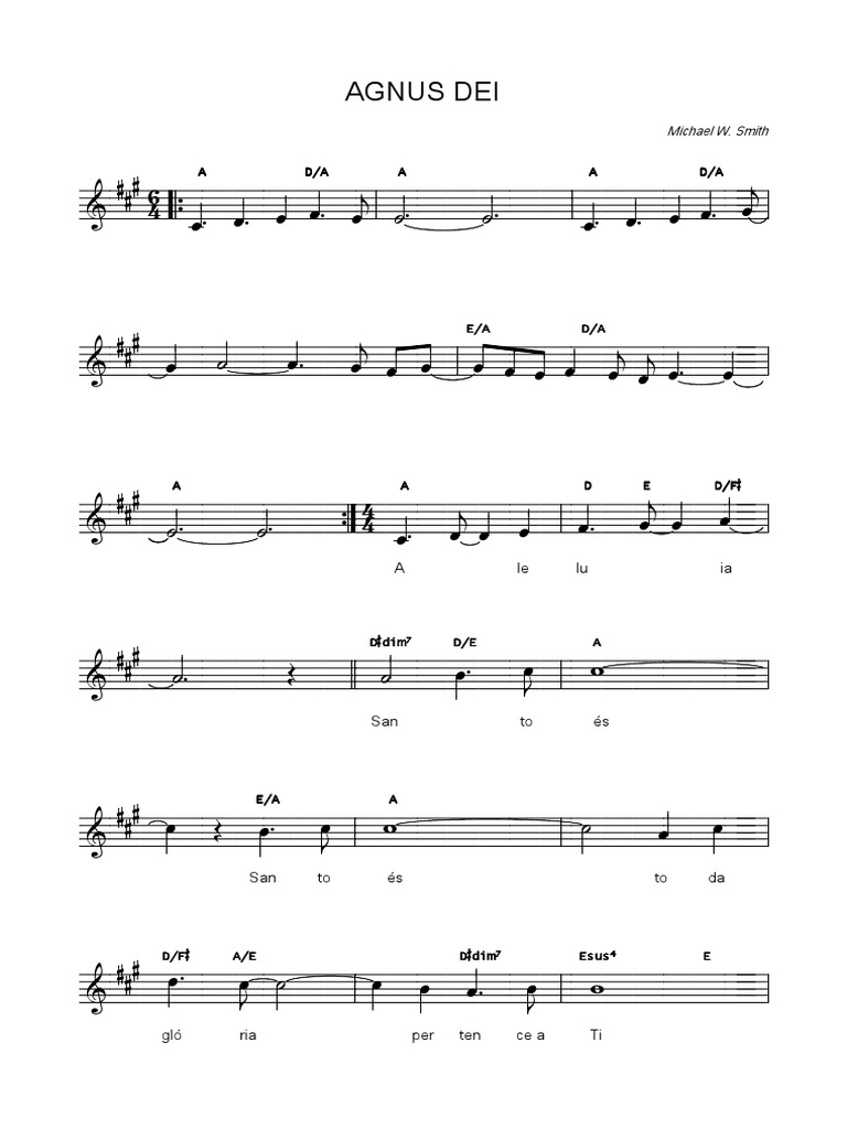 Agnus Dei Pdf