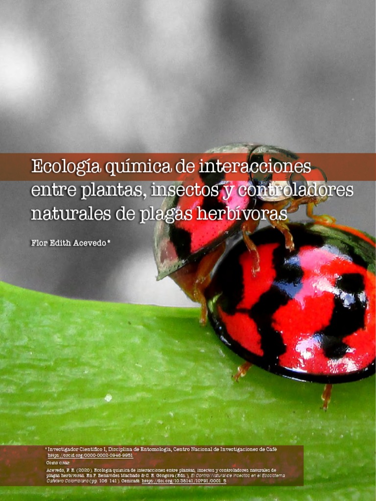Ecologia Quimica de Interacciones Entre Plantas, Insectos y ...