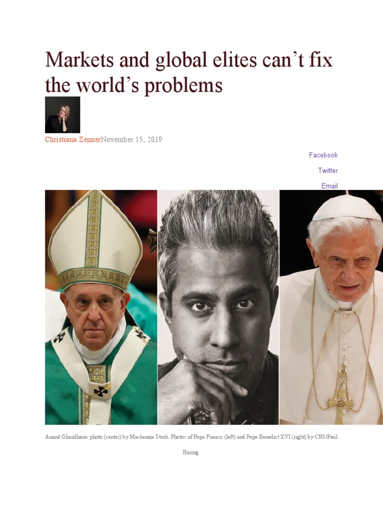 Markets and Global Elites Can't Fix The World's Problems | PDF ... Markets and Global Elites Can't Fix The World's Problems | PDF ...