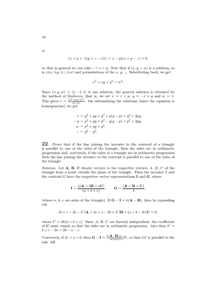 Murray Klamkin Problems 1nbsped 091955816x Compress | PDF