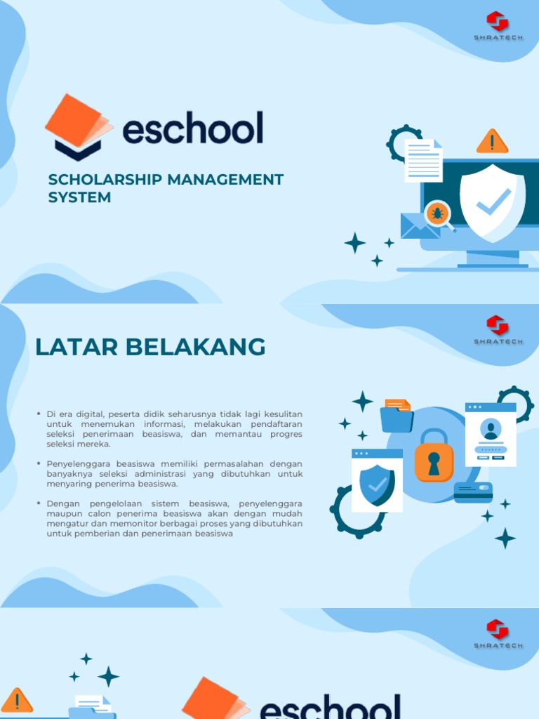 ESchool - Scholarship Management System | PDF