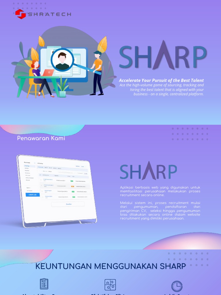 Sharp - Integrated E - Recruitment Platform | PDF