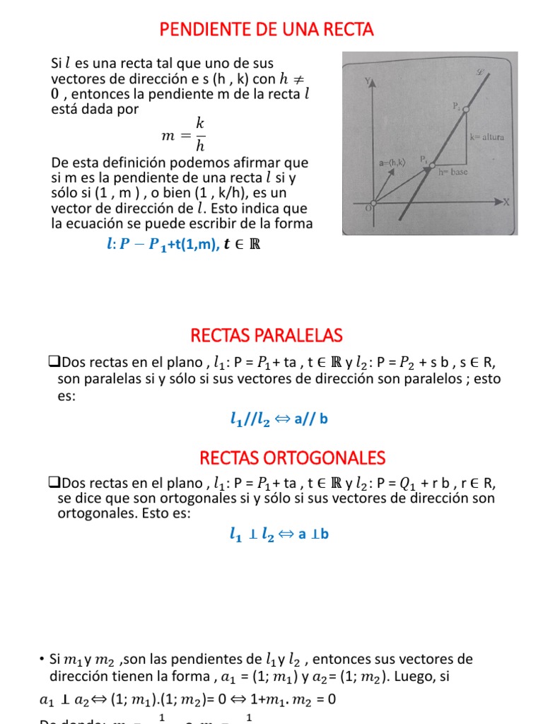 Ecuaciones de La Recta | PDF | Línea (geometría) | Sistema de ...